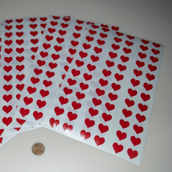 Red Heart Sheet Set - Etsy