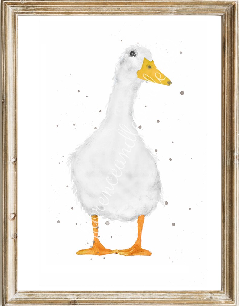 Watercolour Duck Prints, Duck Painting, Duck Gifts, Set of Duck Prints ...