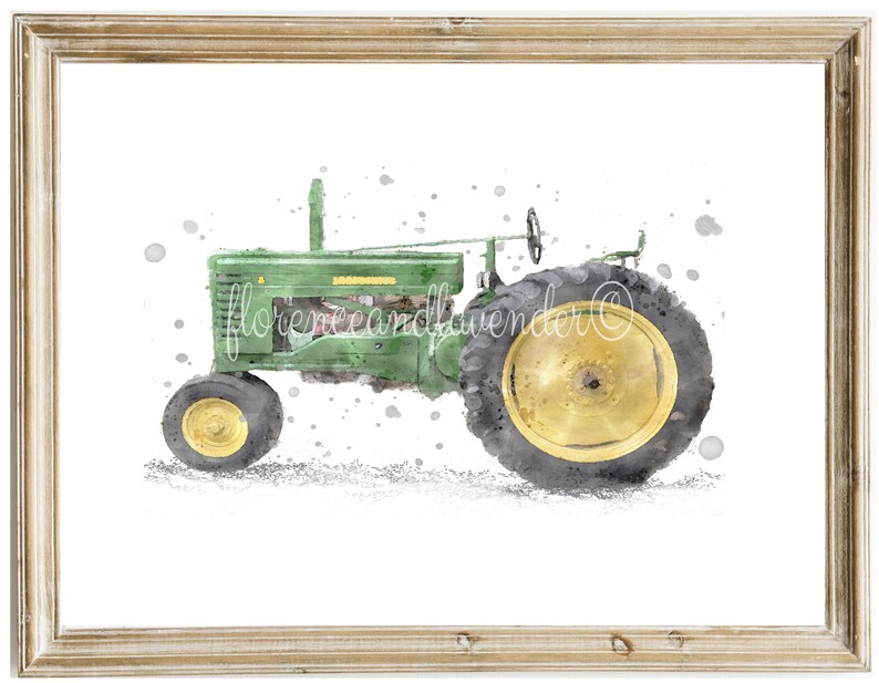 Vintage Tractor Prints Tractor Wall Art Set of Tractor - Etsy