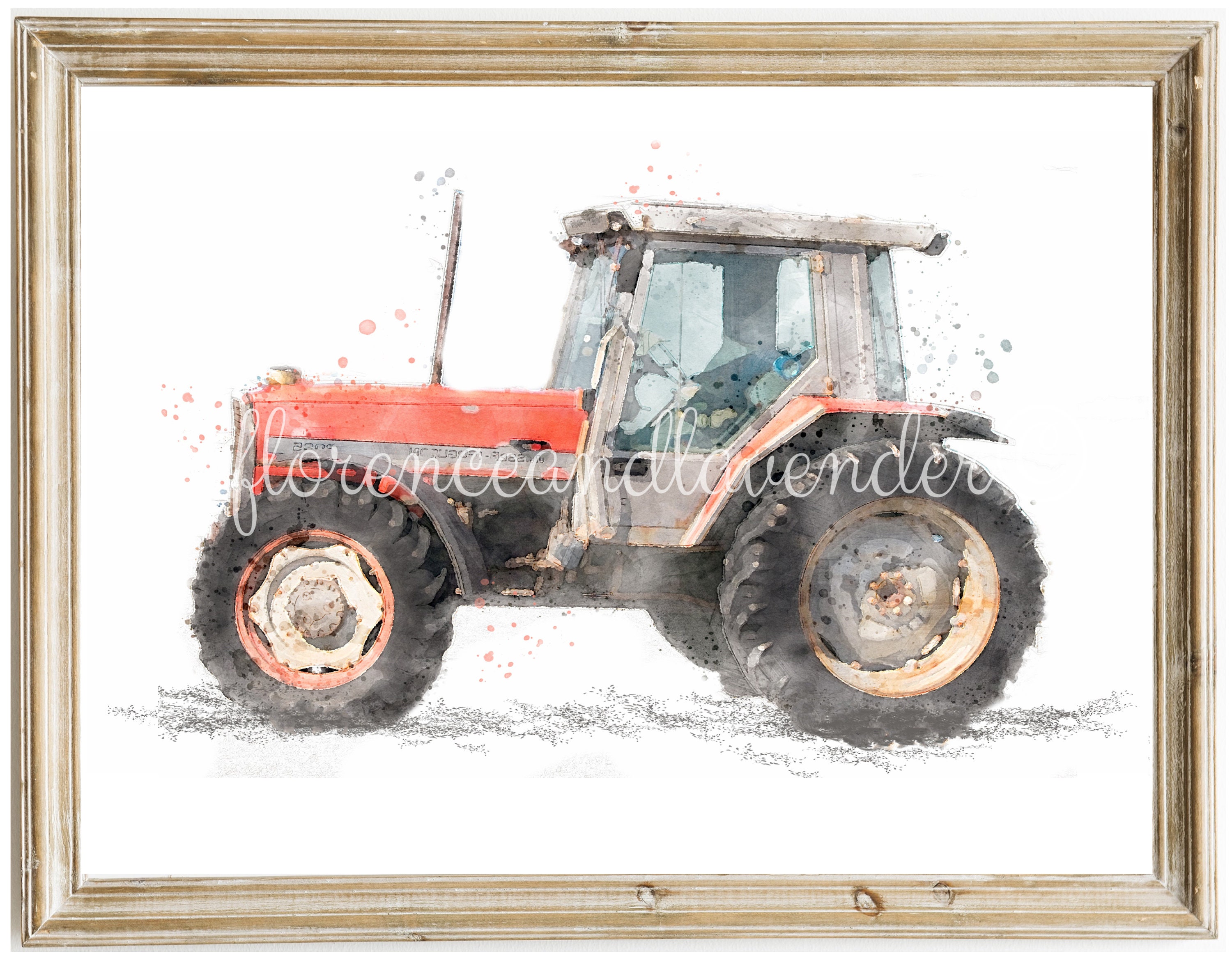 Vintage tractor prints tractor wall art set of tractor | Etsy