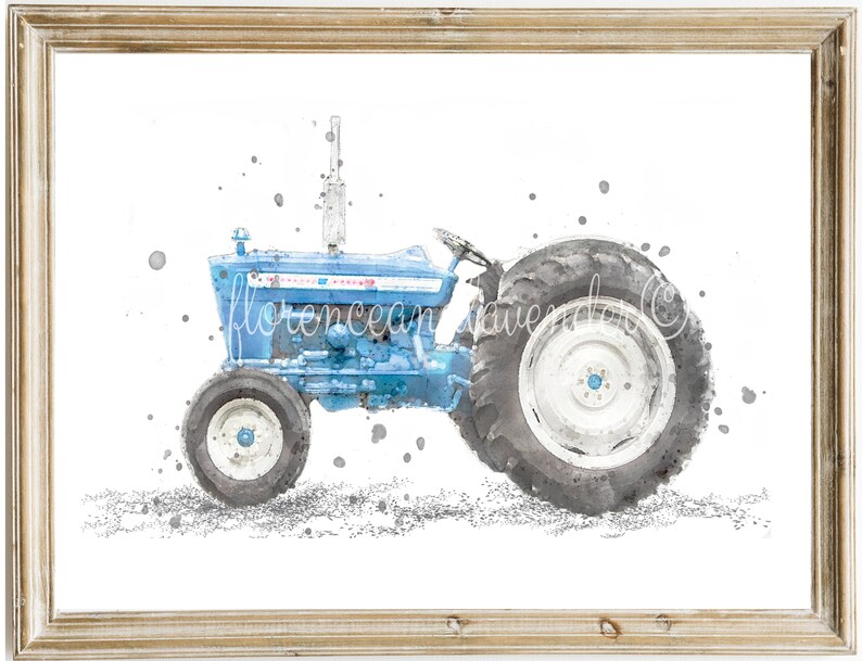 Vintage Tractor Prints Tractor Wall Art Set of Tractor - Etsy