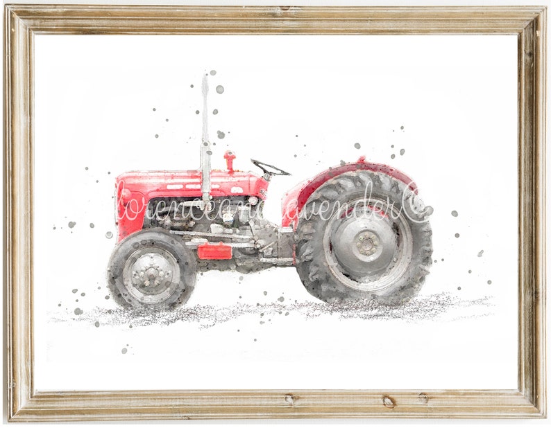 Vintage Tractor Prints Tractor Wall Art Set of Tractor - Etsy