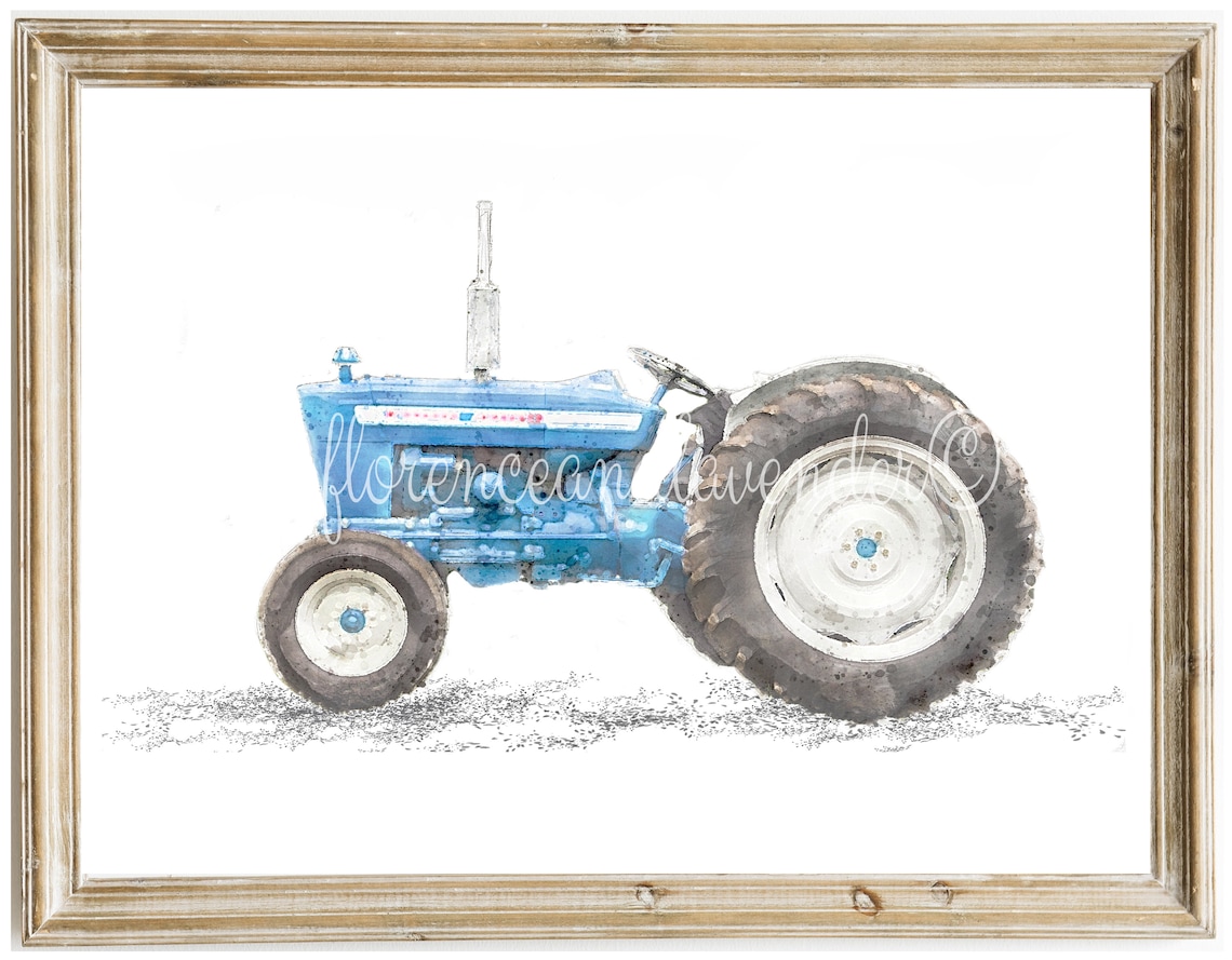 Vintage tractor prints tractor wall art set of tractor | Etsy