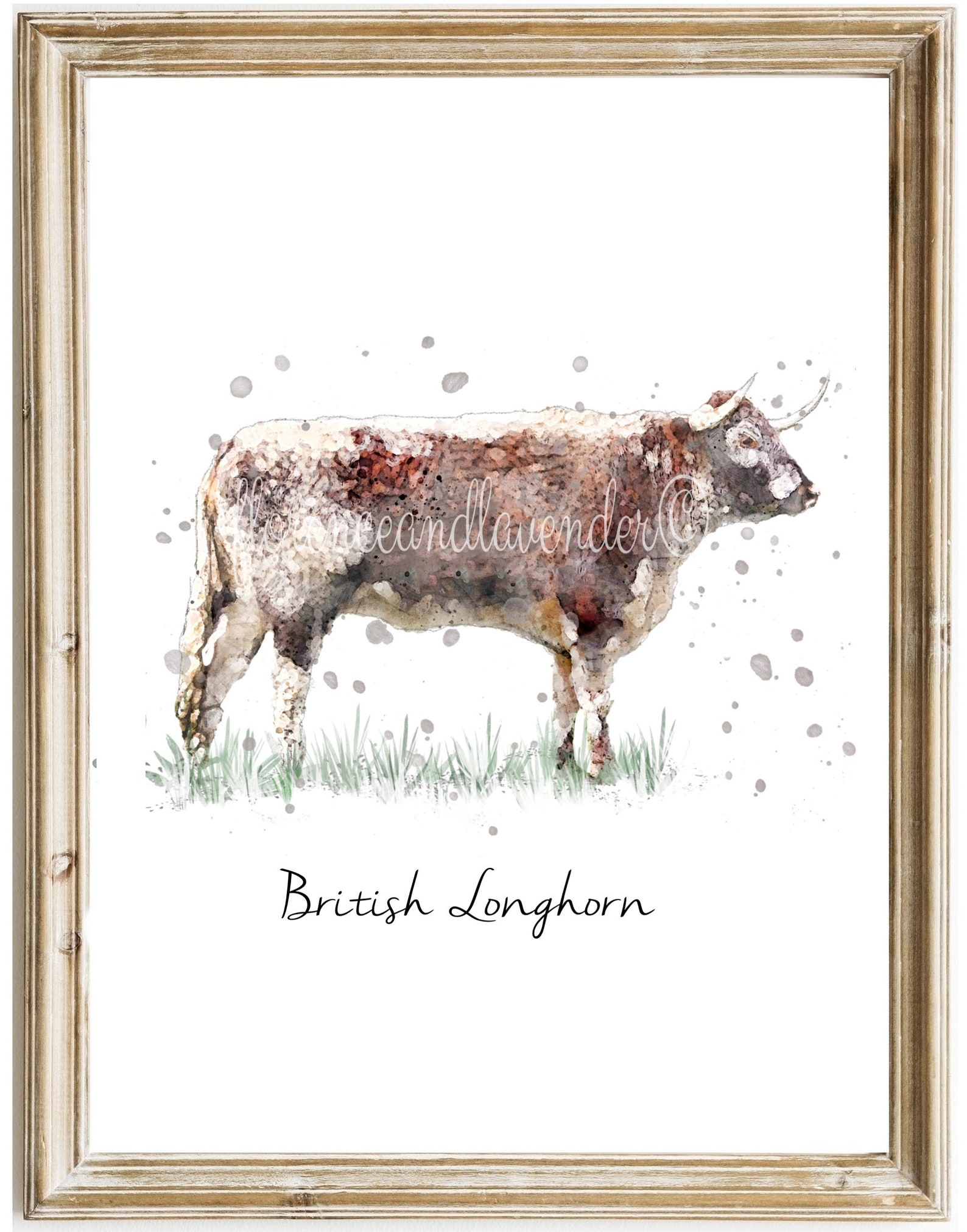 Watercolour Cow Wall Art Prints, Set of Cow Prints, Cow Gift, Cow ...
