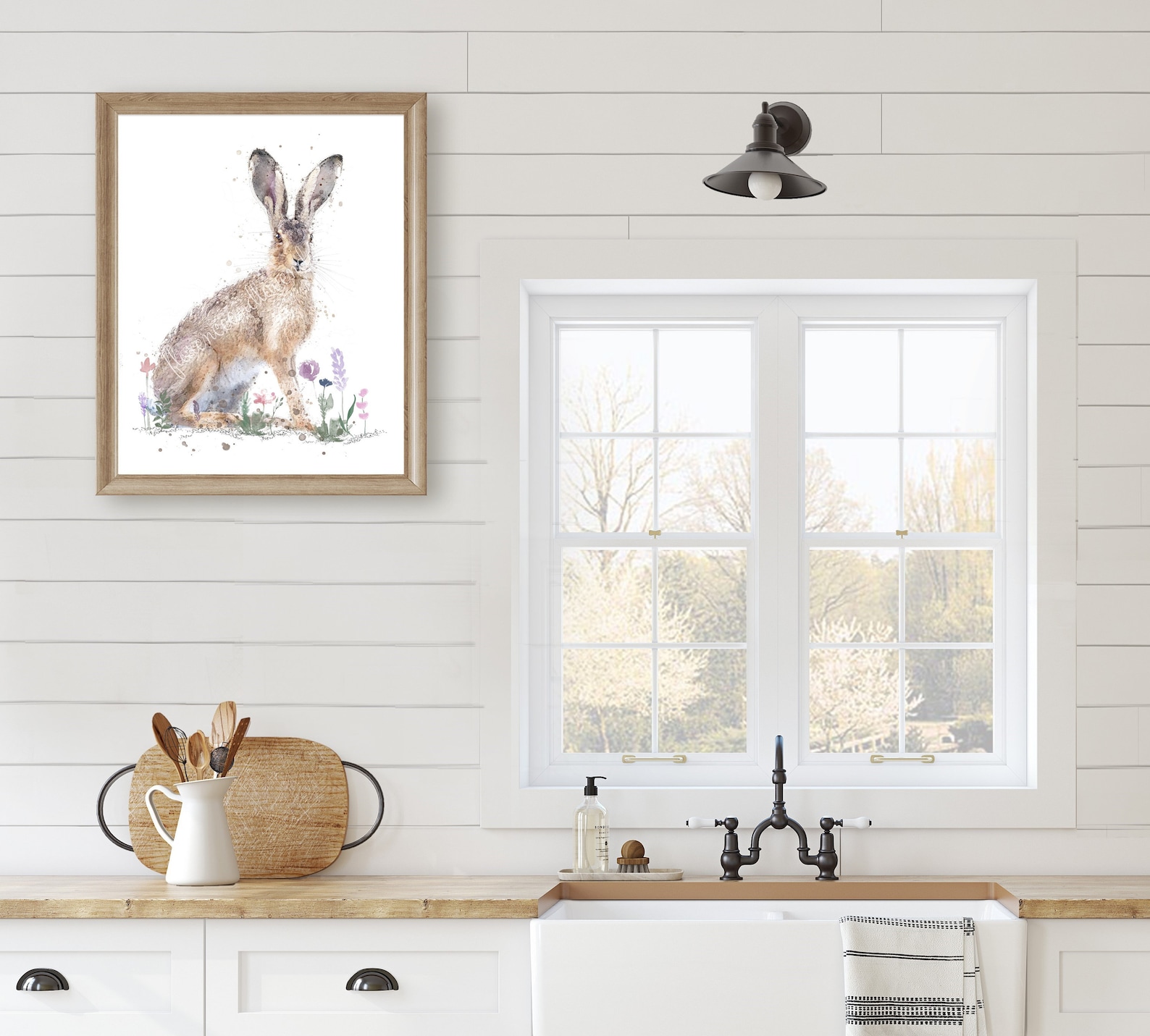 WATERCOLOUR Hare Painting Wild Hare Print Hare Wall Art - Etsy UK