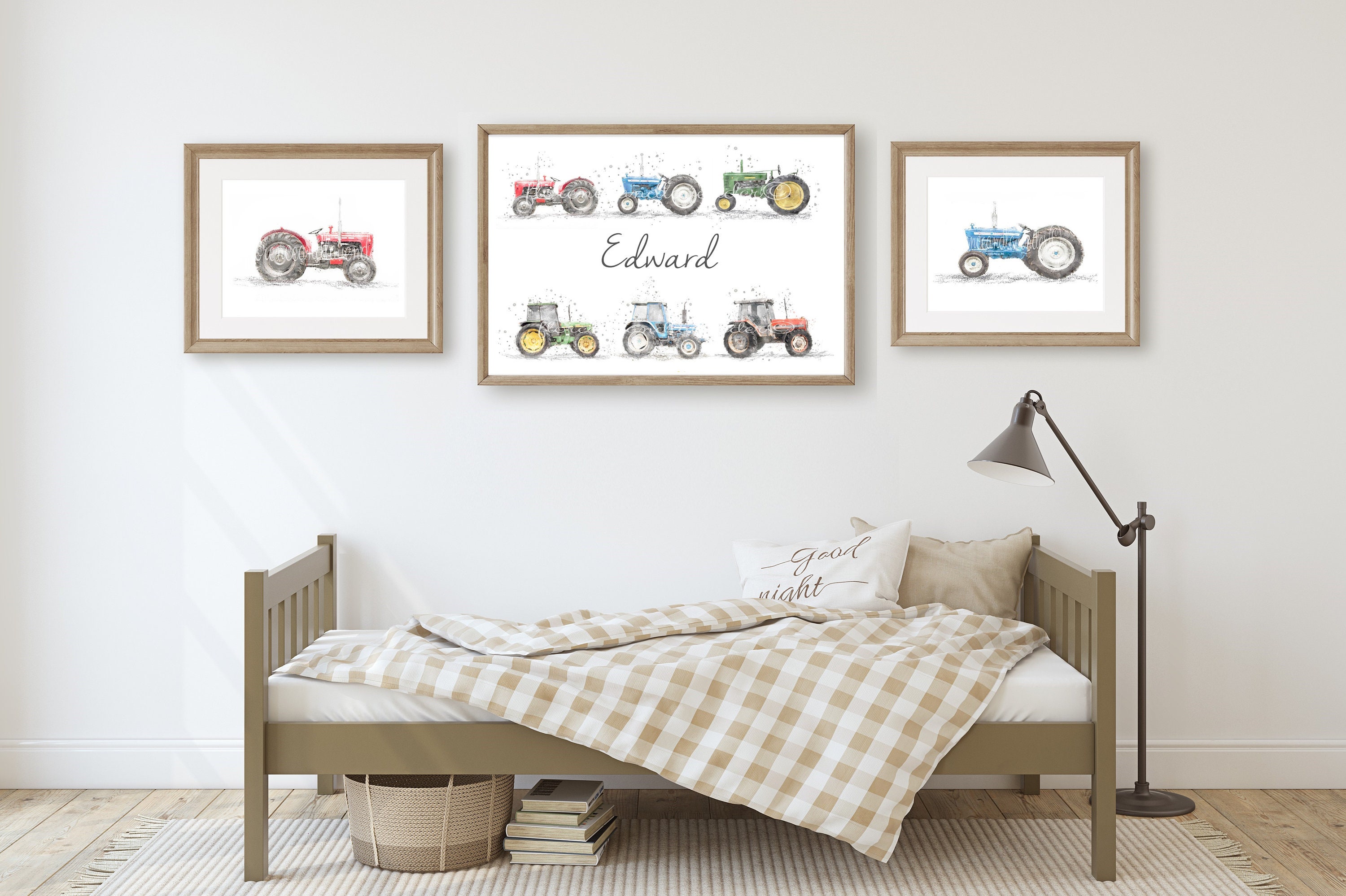 Tractor Print Farm Nursery Decor Vintage Tractor Gift - Etsy