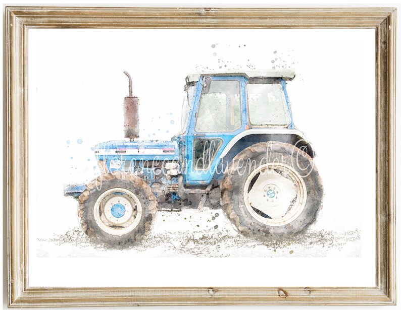 Vintage tractor prints tractor wall art set of tractor | Etsy