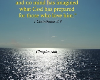 1 corinthians 2 9 | Etsy