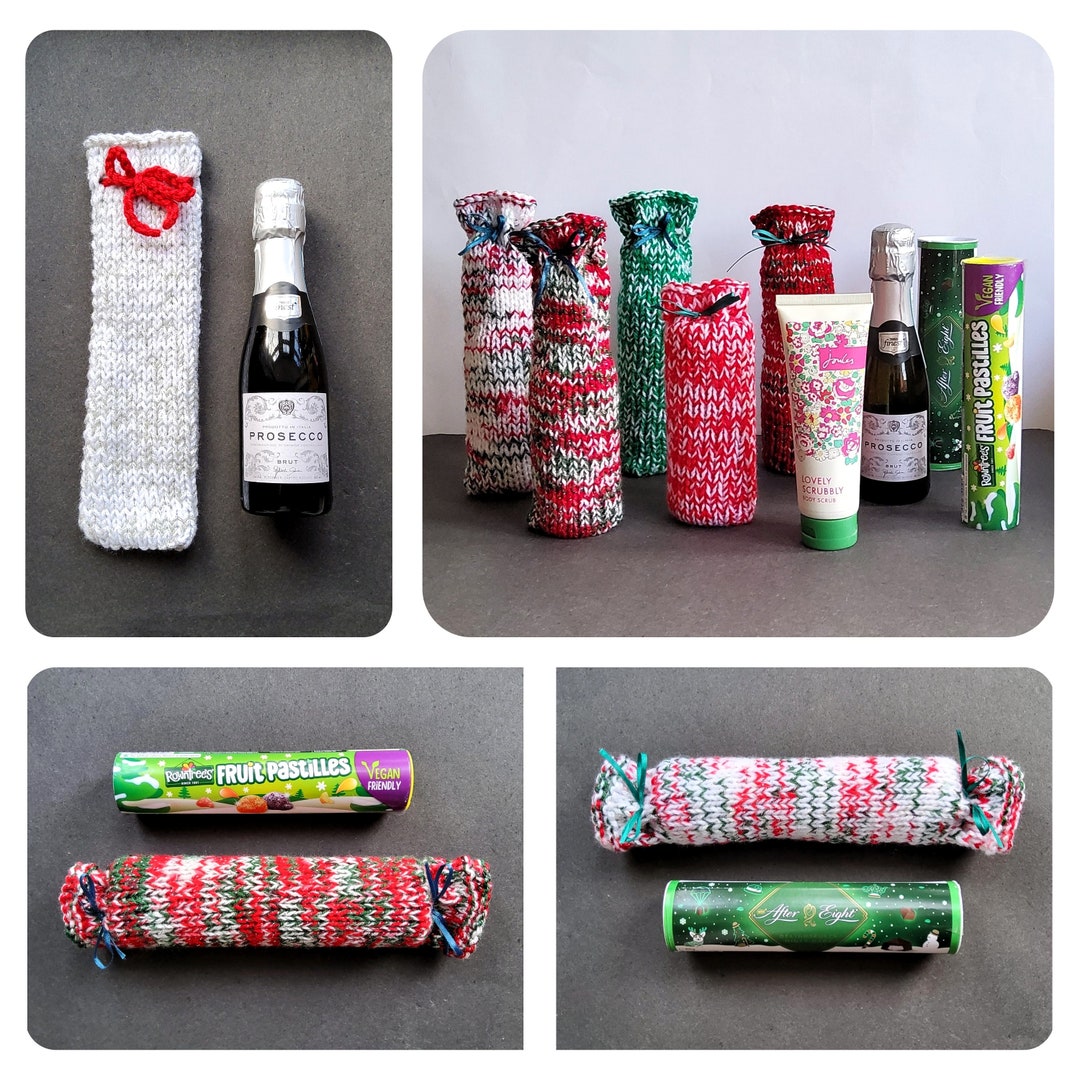 Quick and Easy Gift Bags and Christmas Crackers Knitting Pattern - Etsy