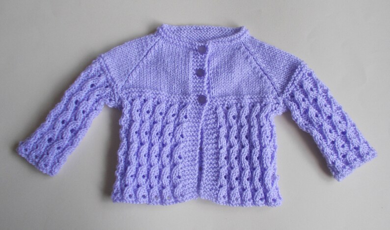 Lilac Blossom Baby Set Knitting Pattern - Etsy