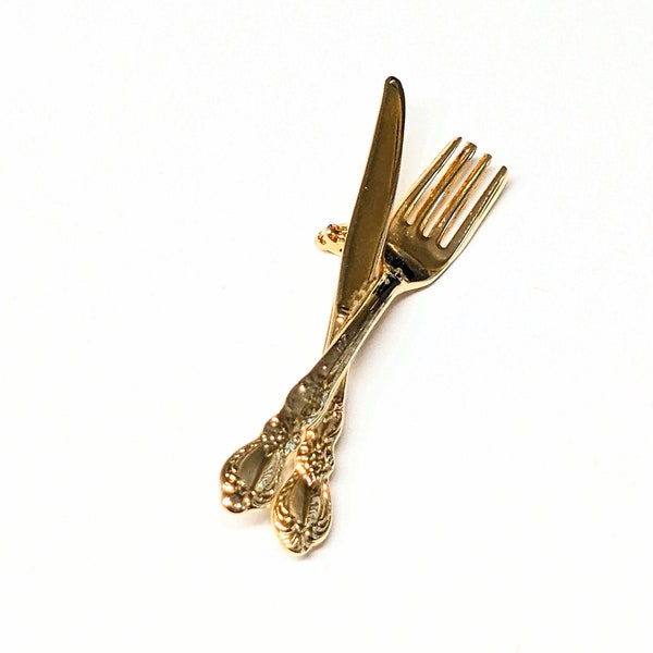 Fork Brooch - Etsy
