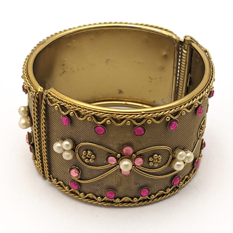 Wide Bangle Bracelet - Etsy