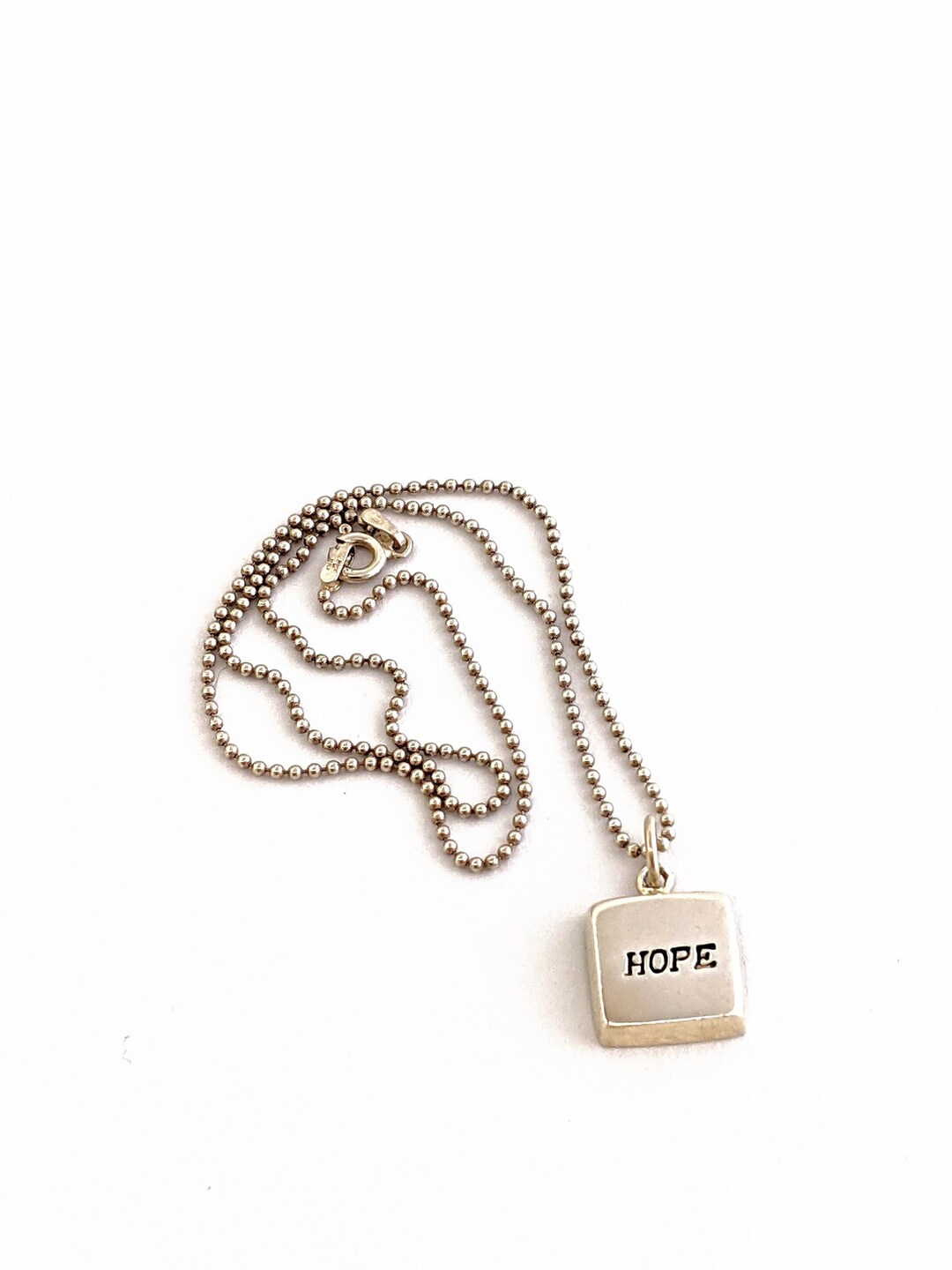 Gift of Encouragement Positivity Necklace, Positive Affirmations Hope ...