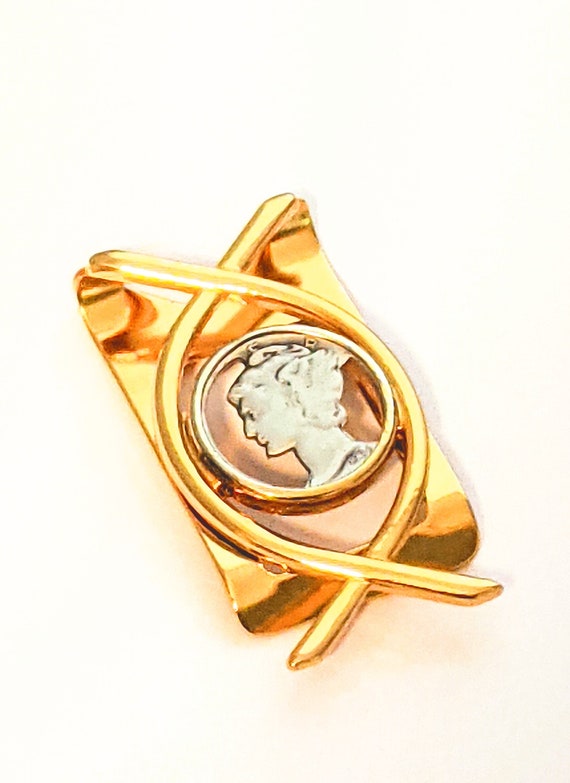 Vintage Mens Money Clip Gem