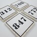 Custom Area Code Coasters set of 4 Moving Gift Housewarming - Etsy