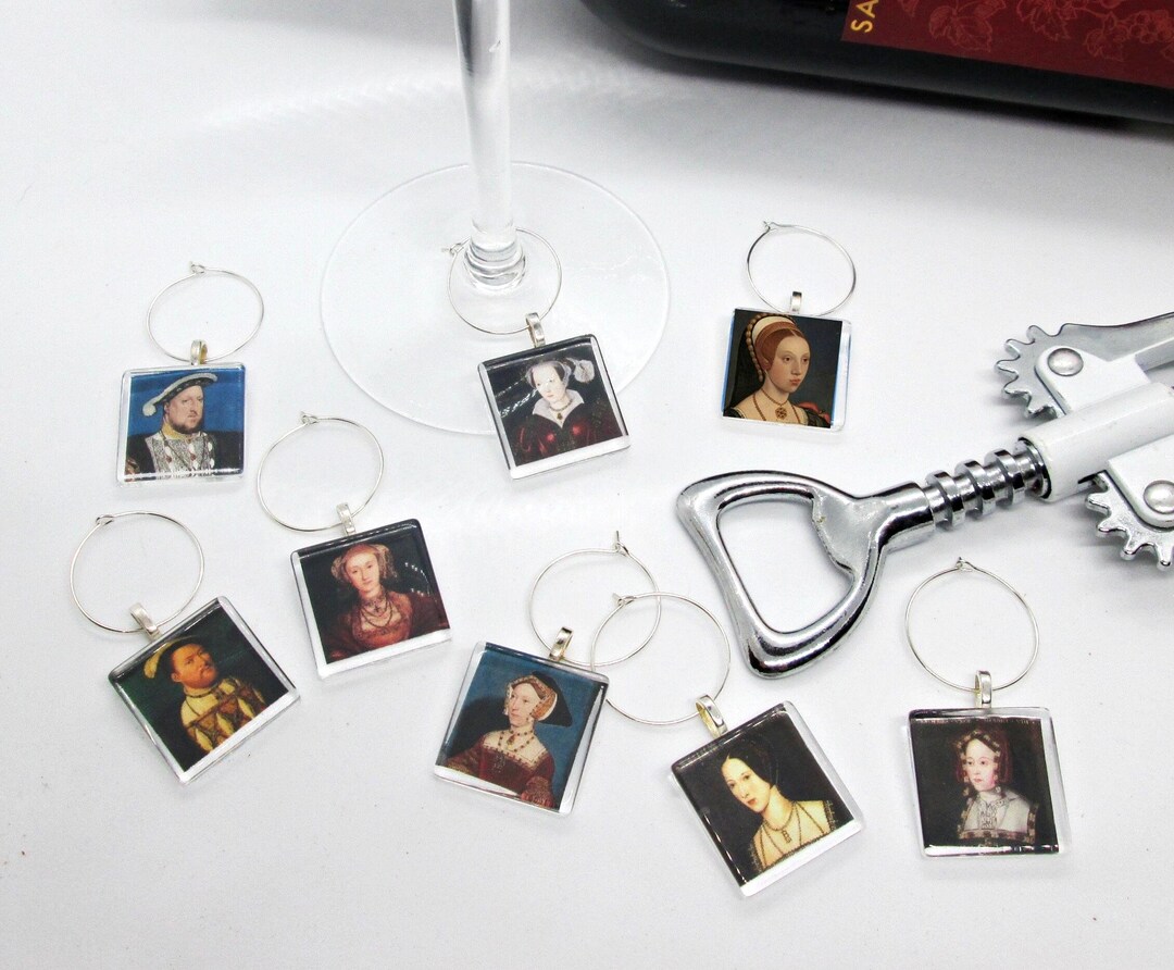 Henry VIII Wine Charms: Tudor Queens Party Favors - Etsy
