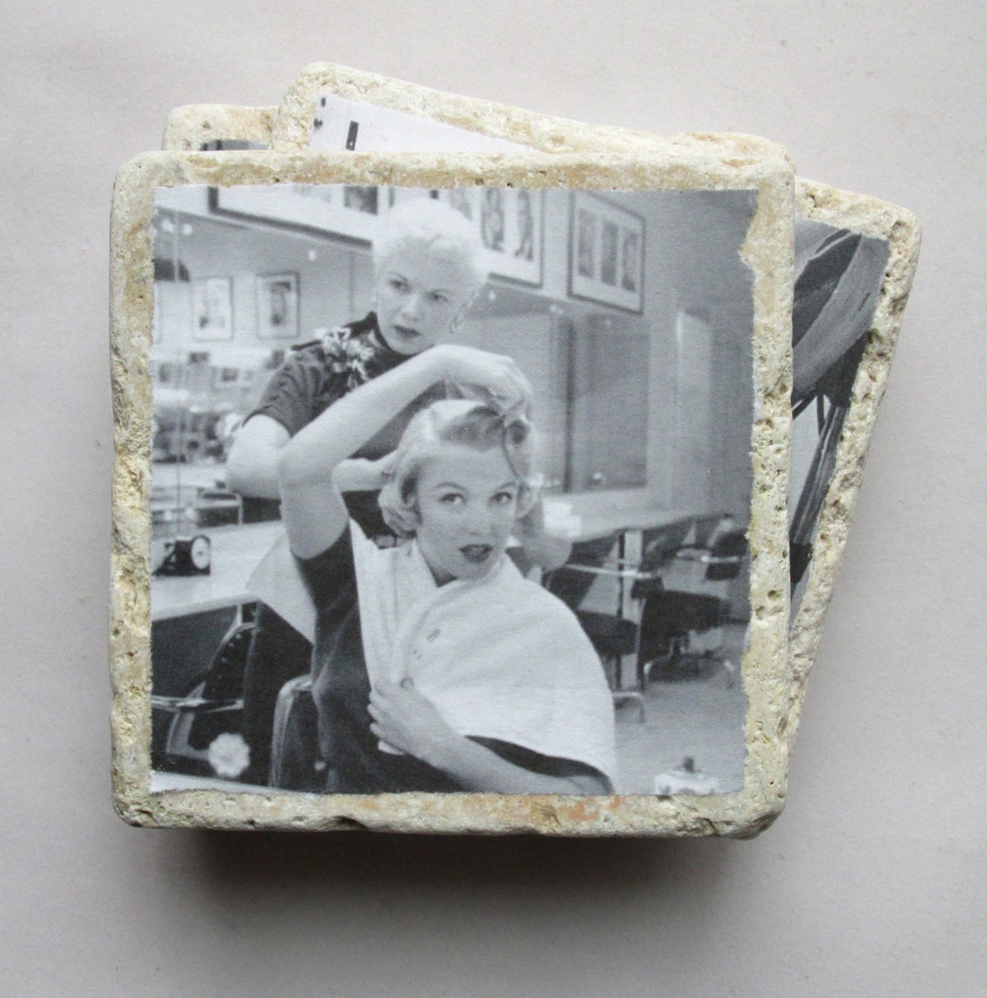 Retro Hollywood Starlets Coasters - Set of 4 - Marilyn Monroe ...