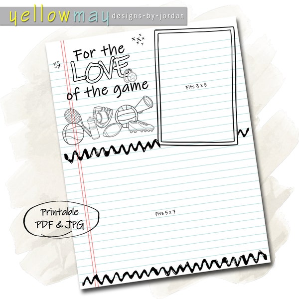 First and Last Day of School Pages, School Memory Book, School Journal ...