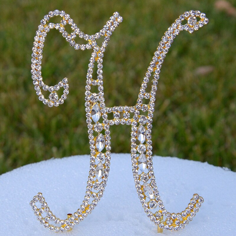 Letter H Cake Topper - Etsy