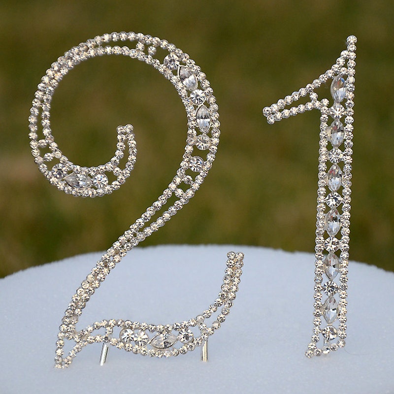 21 Cake Topper - Etsy