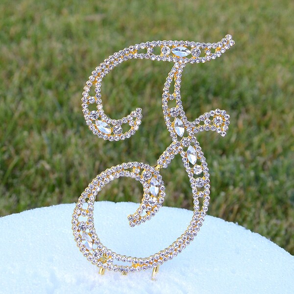 Letter F Cake Topper - Etsy