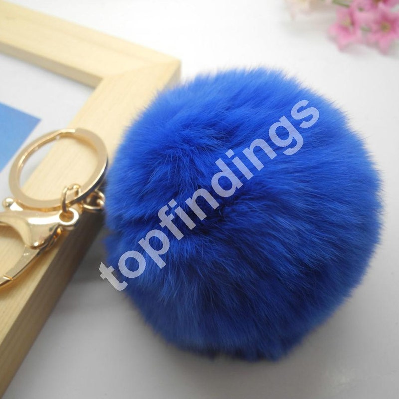 Fur Ball Keychain - Etsy