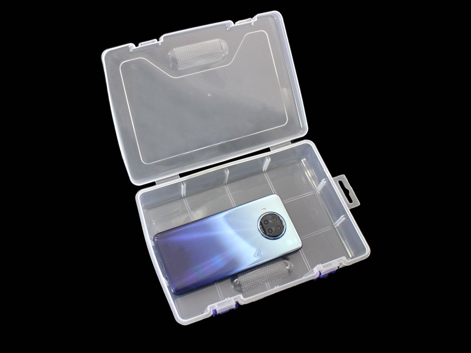 One Piece Plastic Box Clear Storage Containers Storage Box With Snap ...