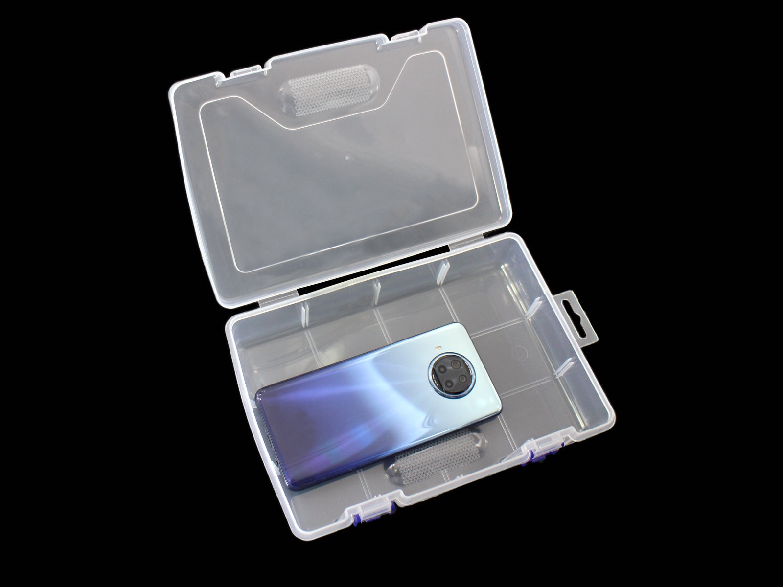 One Piece Plastic Box Clear Storage Containers Storage Box With Snap ...