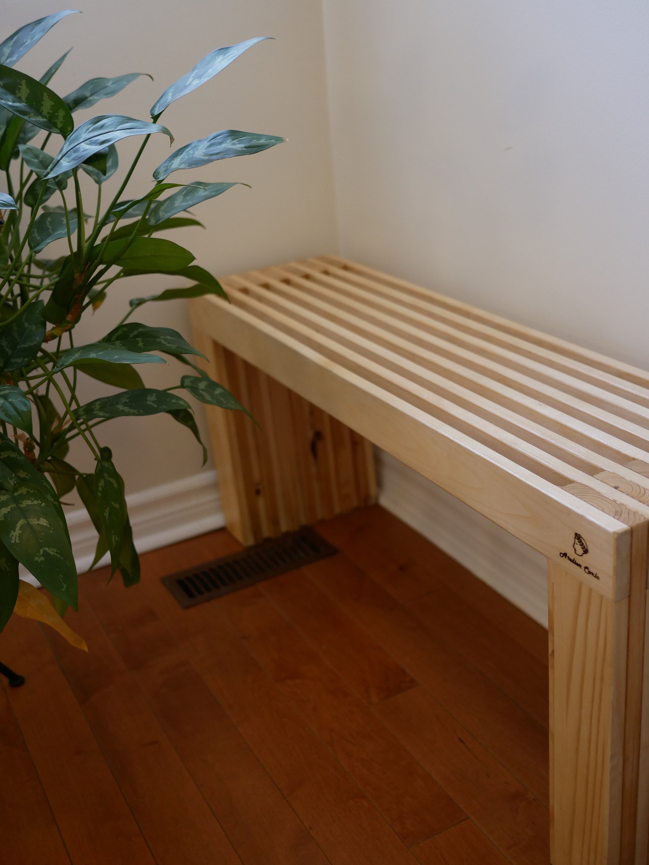 SIENTA - Slatted Bench, Entryway, Bathroom, Sauna, Mudroom, Deck ...