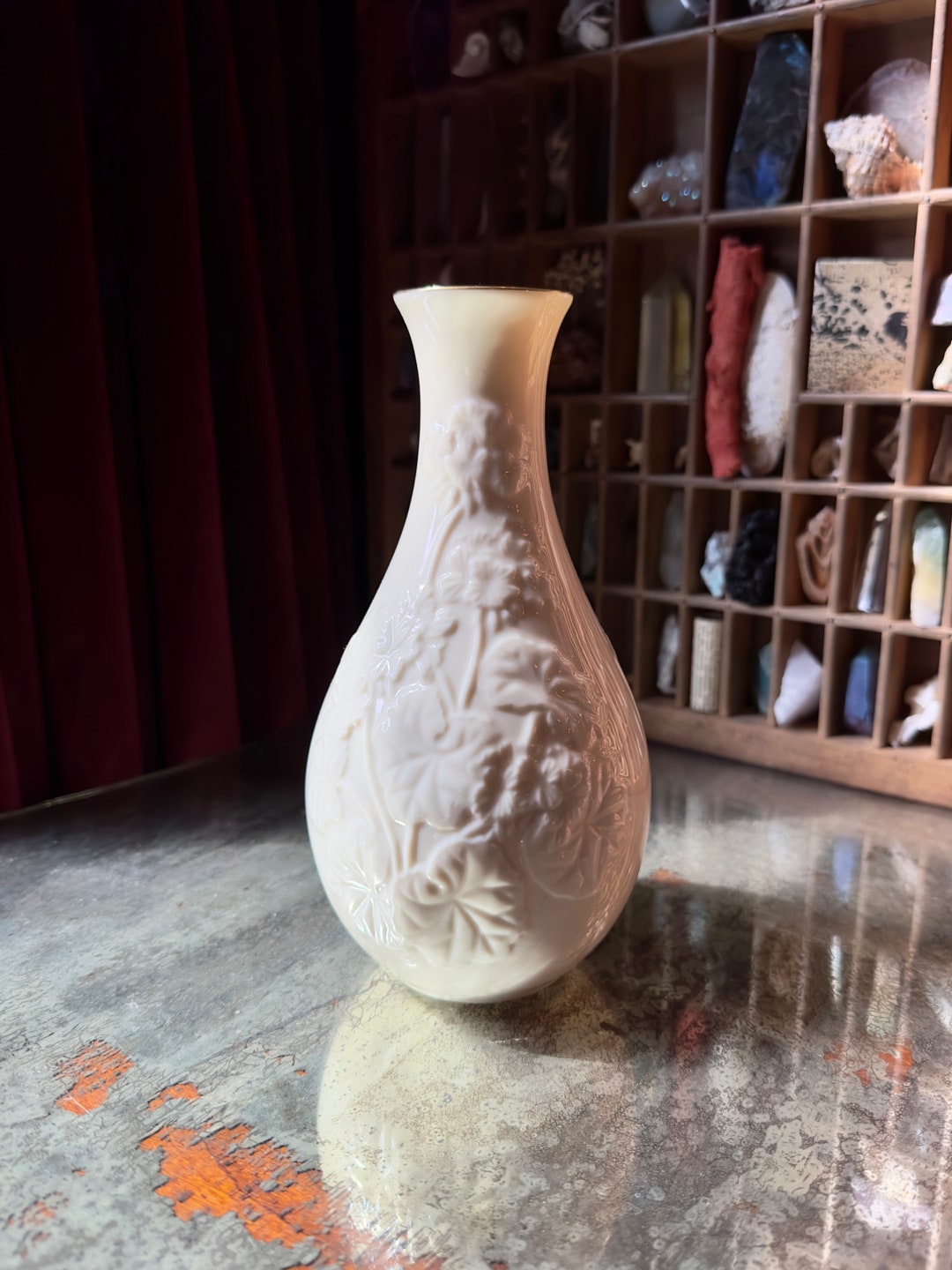 Vintage Lenox Porcelain Vase / Countess Collection, Cream W 24K Gold ...