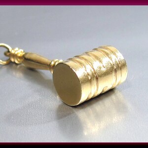 14K Yellow Gold Judge's Gavel Charm or Pendant Gift for Her - Etsy