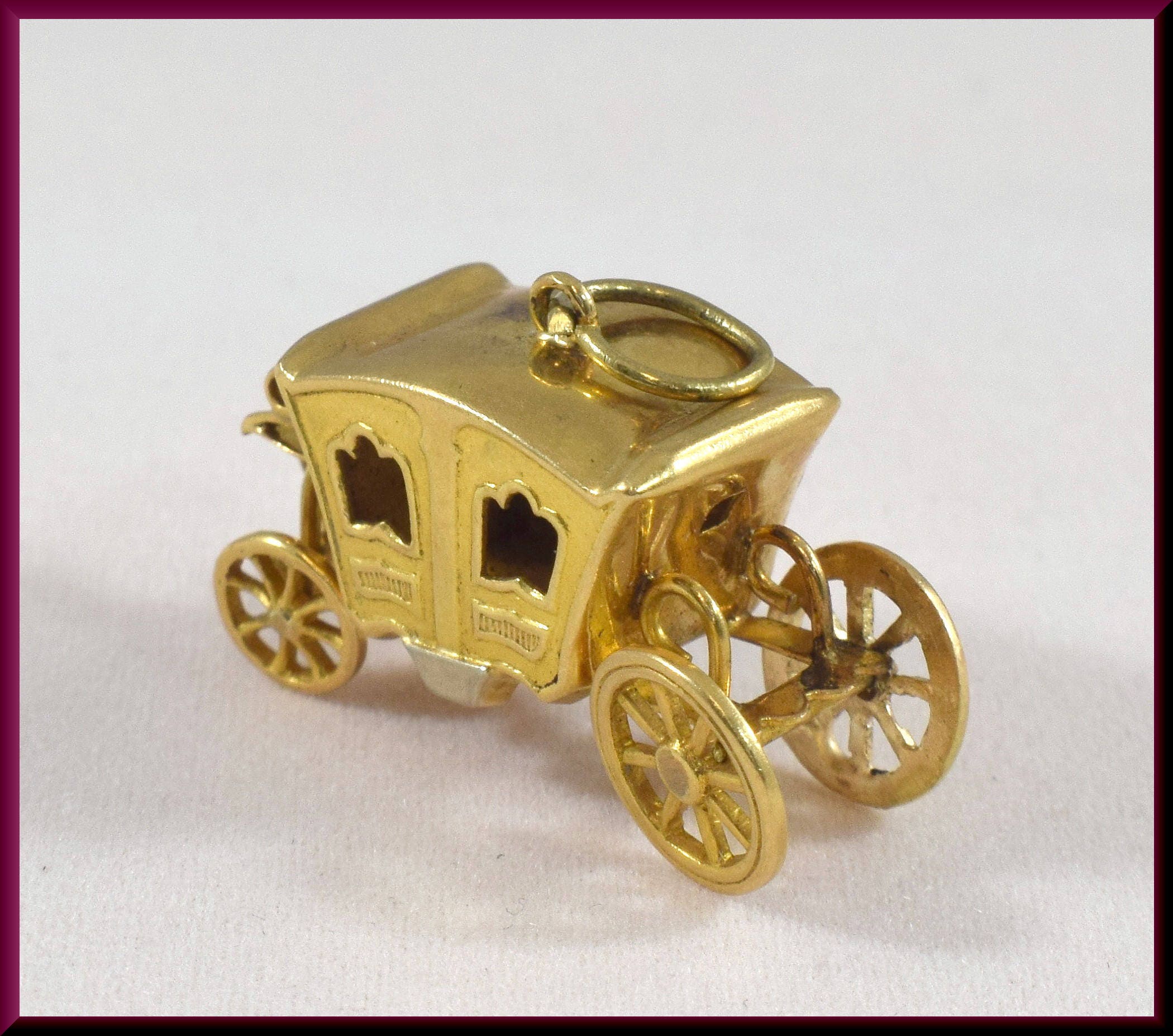 RESERVED for Myra NFS Layaway Payment 2 StageCoach Charm Chariot Charm ...