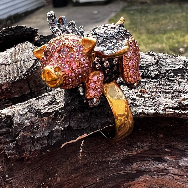 Pig Ring - Etsy
