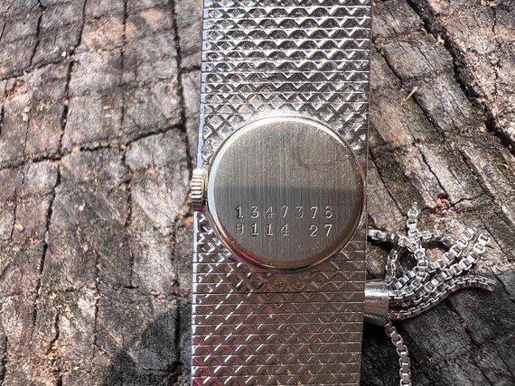 Vintage 14k White Gold Diamond Covered Watch - 1960s … - Gem