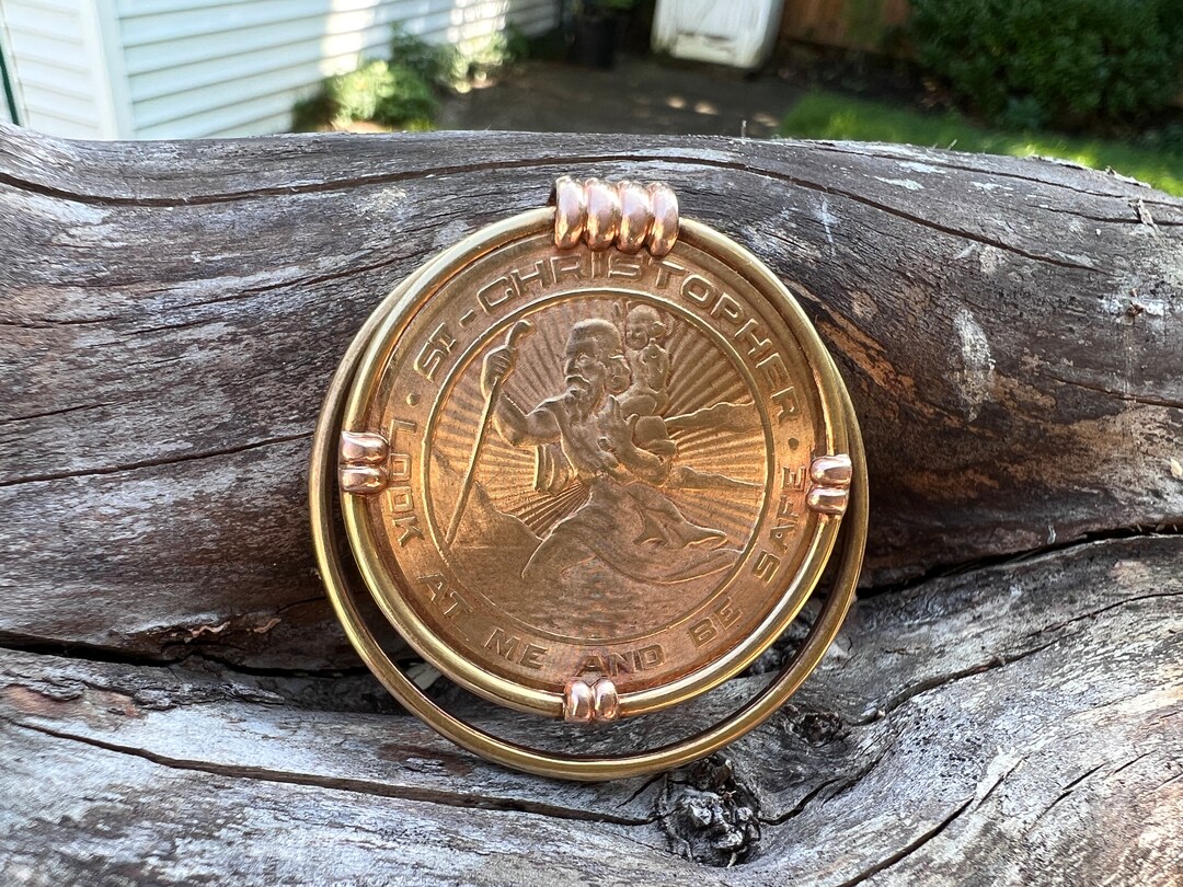 St. Christopher Medal, St. Christopher Money Clip, Gold Money Clip ...