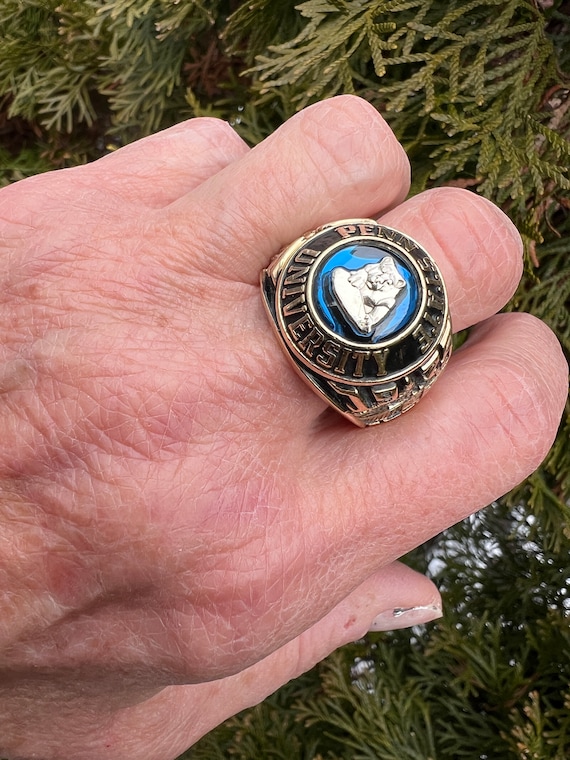 Penn State Class Ring, Penn State Ring, Gold Penn Sta… - Gem
