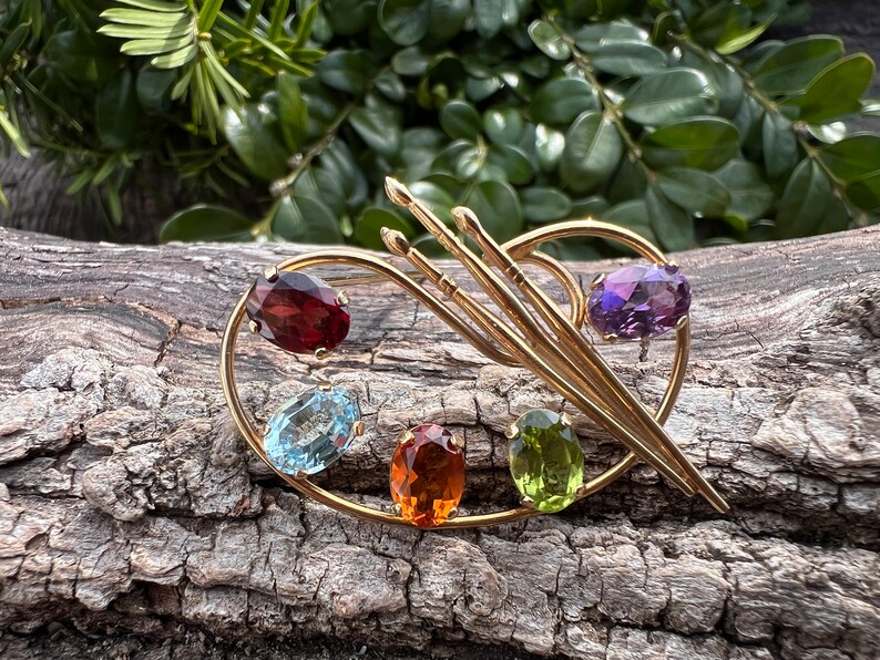 Artist Palette Brooch, Paint Palette Pendant, Paint Palette Artist ...