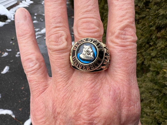 Penn State Class Ring, Penn State Ring, Gold Penn Sta… - Gem