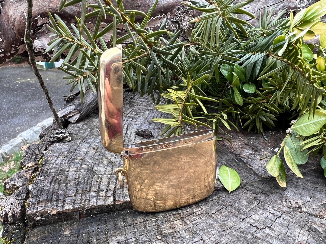 Victorian Match Safe, Victorian Vesta, Gold Match Safe, Antique Match ...