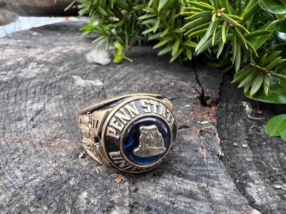 Penn State Class Ring, Penn State Ring, Gold Penn Sta… - Gem