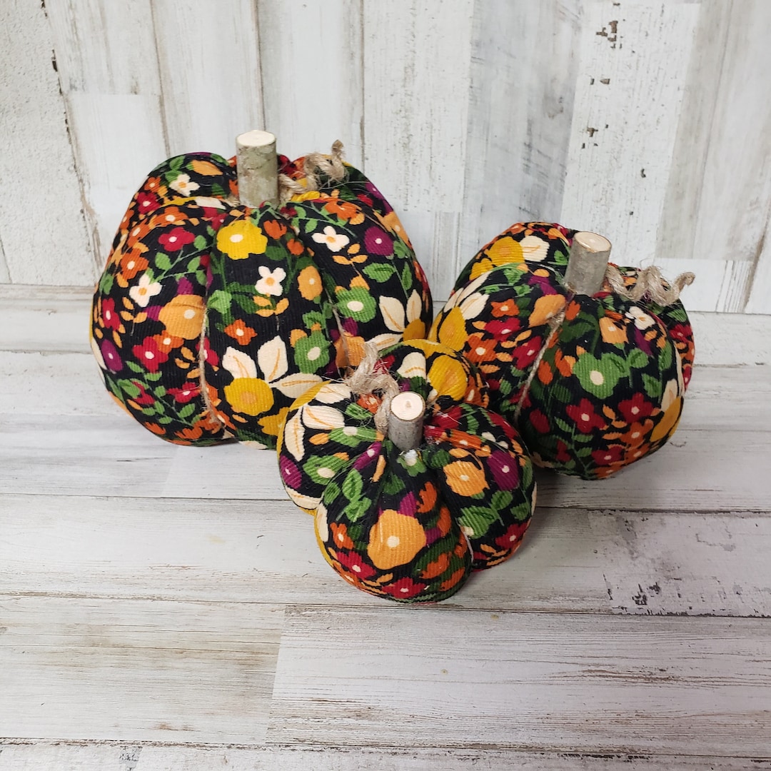 Farmhouse Fall Floral Pumpkins / Farmhouse Pumpkins / Floral Pumpkins ...