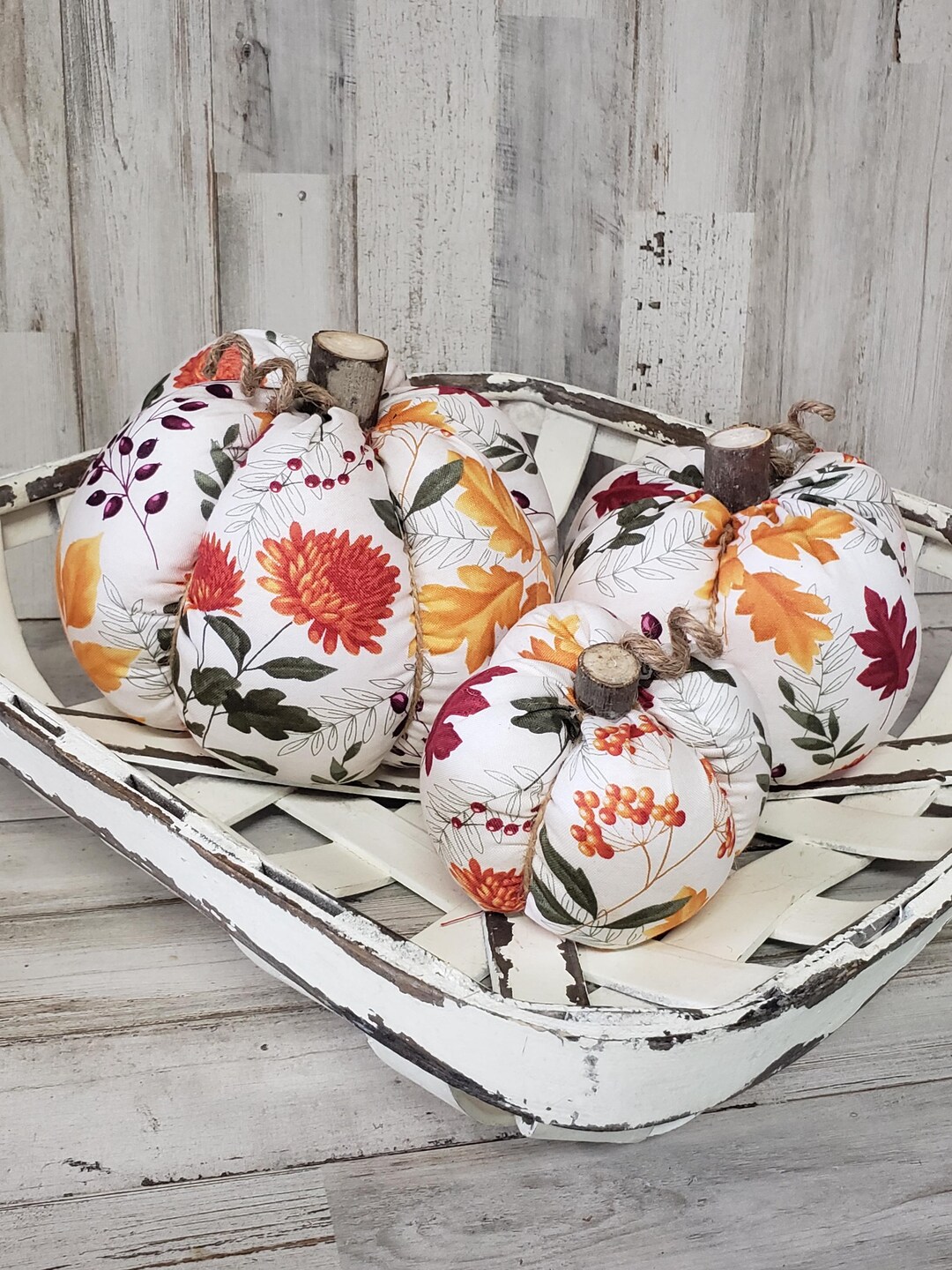 Farmhouse Fall Floral Pumpkins / Farmhouse Pumpkins / Floral Pumpkins ...