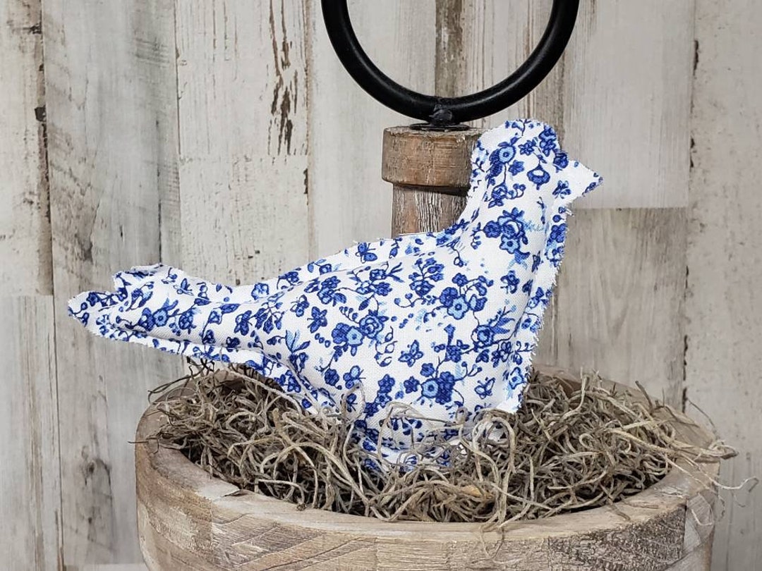 Fabric Bird Bowl Fillers / Spring Bowl Filler Decor / Mini Fabric Birds ...