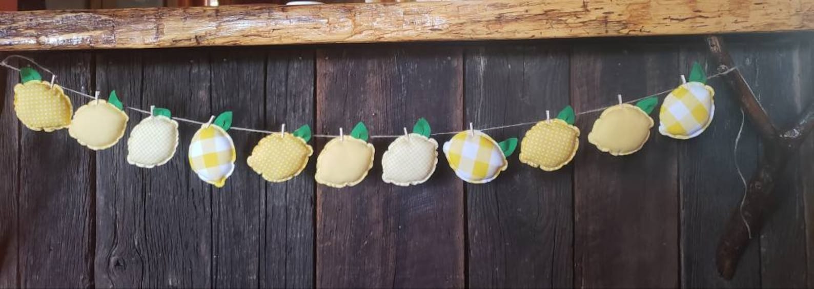 Lemon Garland, Lemon Banner, Lemon Home Decor / Summer Decor / Lemon ...