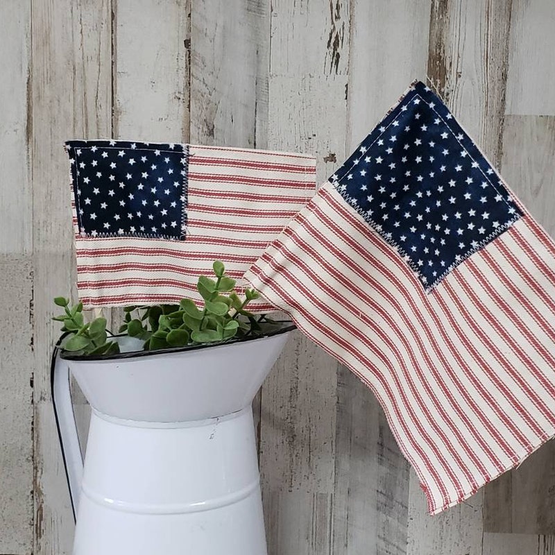 Primitive American Flag - Etsy