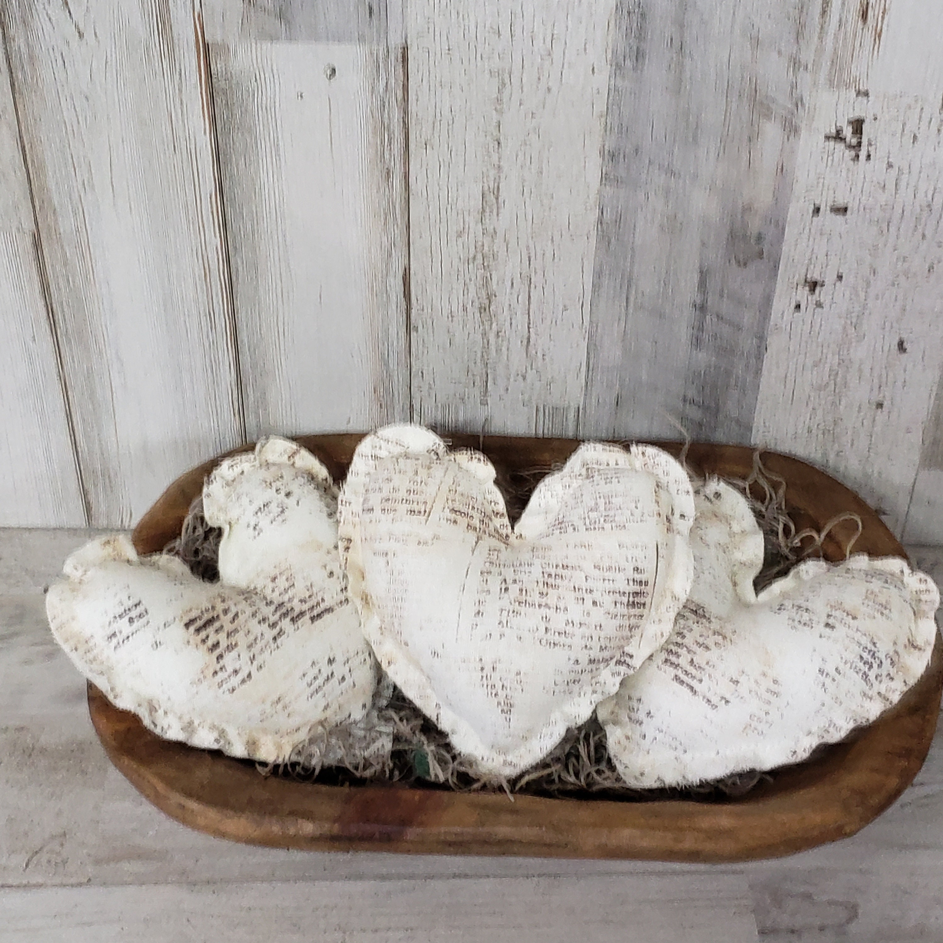 Love Letter Fabric Hearts / Valentine's Day Tiered Tray Fillers ...