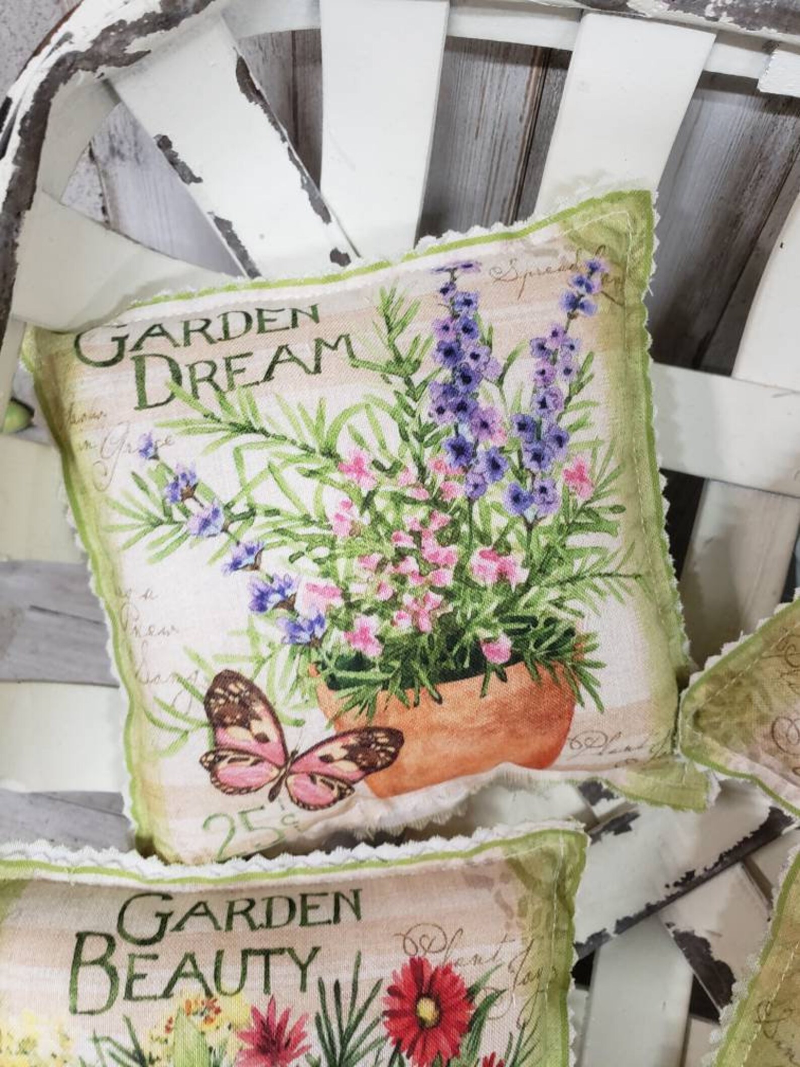 Spring Mini Pillows / Spring Bowl Fillers / Spring Tiered Tray - Etsy