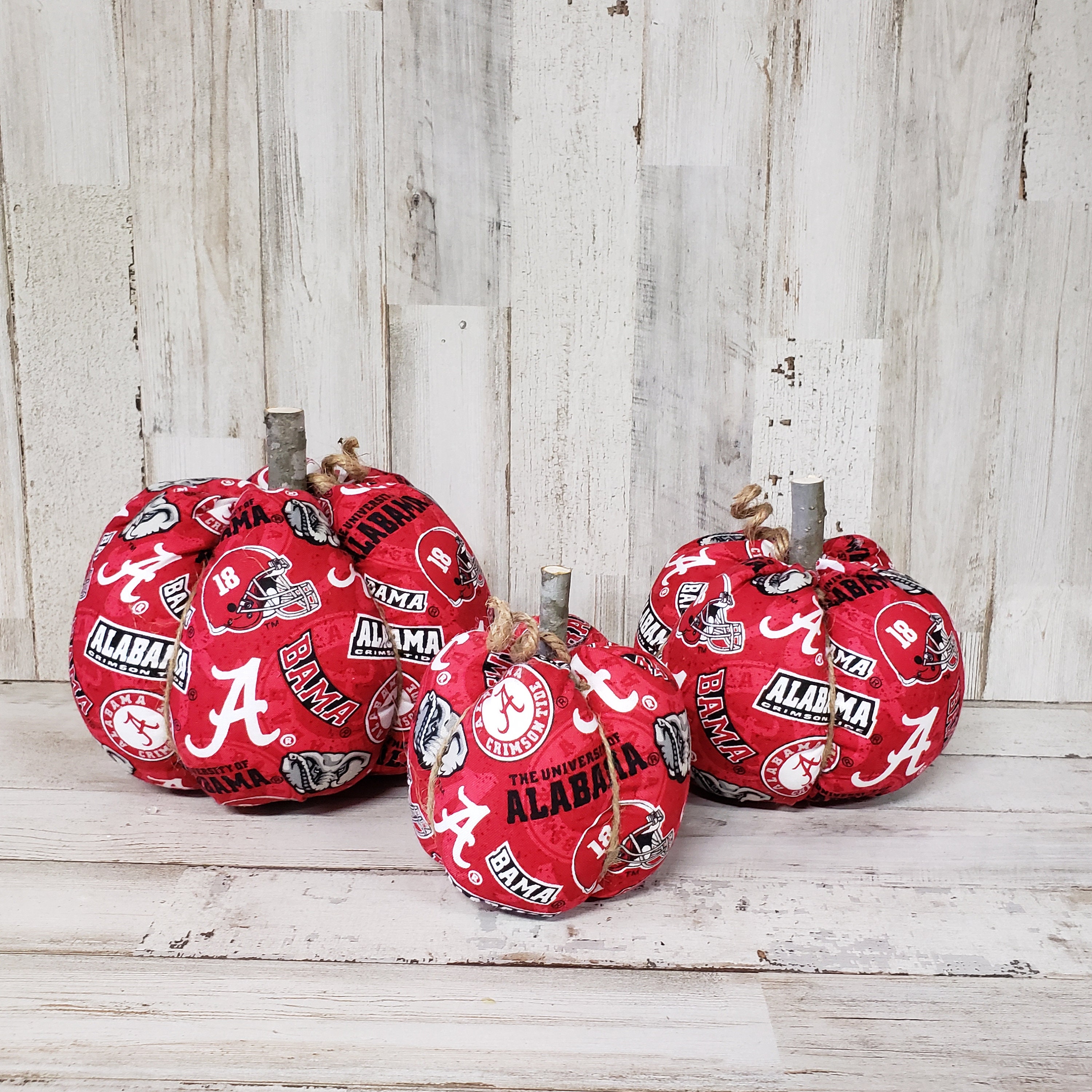 Football Pumpkins Handmade, Tennessee Vols Decorations , Roll Tide ...