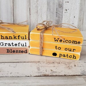 Fall MINI Books / Fall Faux Books / Mini Book Bundle / Fall Farmhouse ...