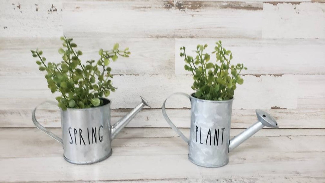 Mini Watering Can / Spring Tier Tray Decor / Love Plant Grow Decor ...